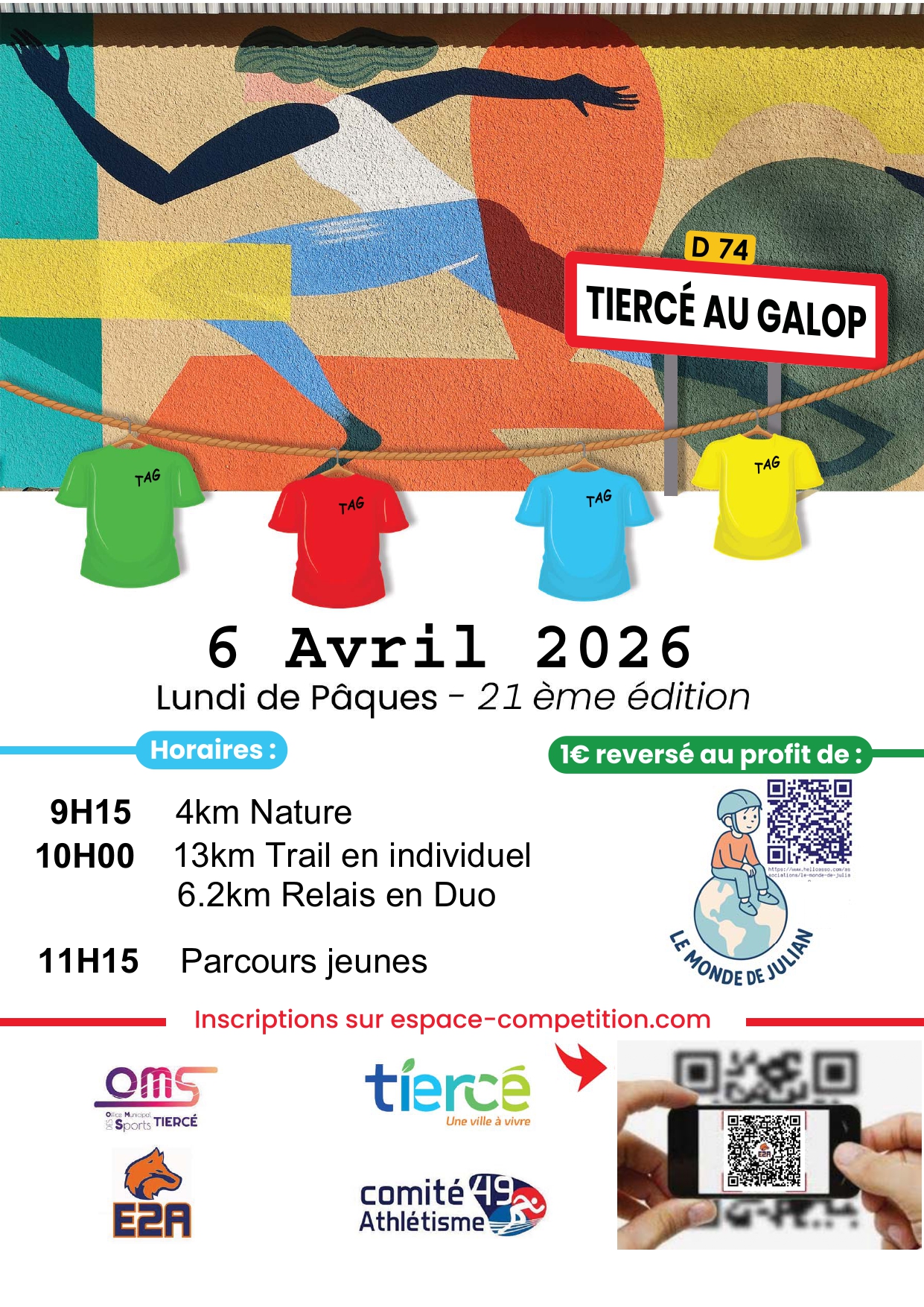 21ème Edition - Tiercé au Galop, TIERCE | Anjou Tourisme
