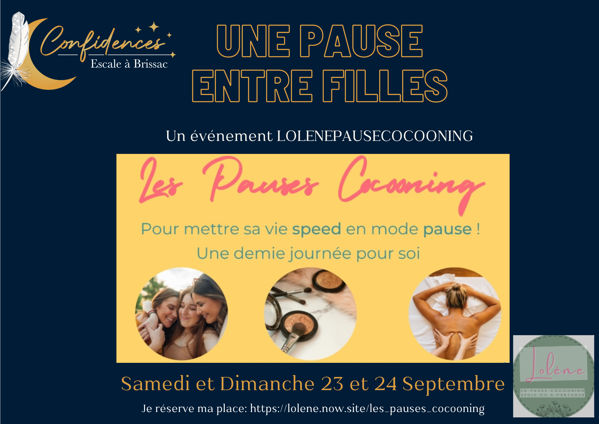 WEEKEND "PAUSE COCOONING" À CONFIDENCES-ESCALE À BRISSAC, BRISSAC LOIRE ...